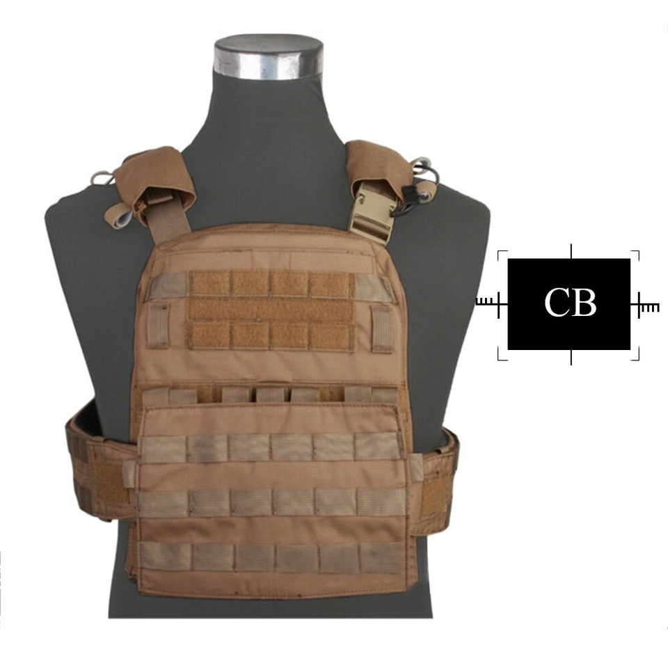 Emerson Tactical AVS Adaptive Vest Heavy Military Molle Airsoft Plate ...