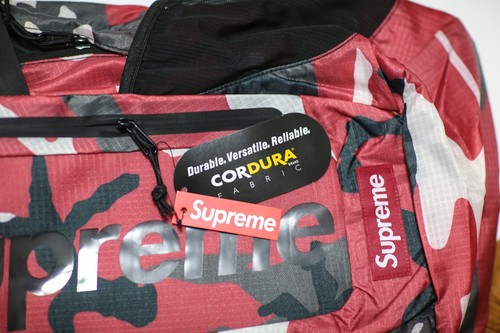 Supreme Red Camo Backpack SS21 Rare | eBay