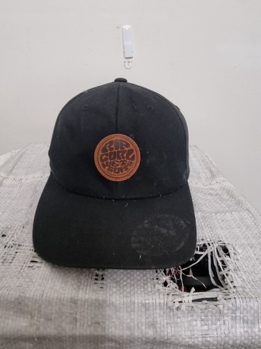 rip curl hat one size fits all black fitted mid profile embroidered ...