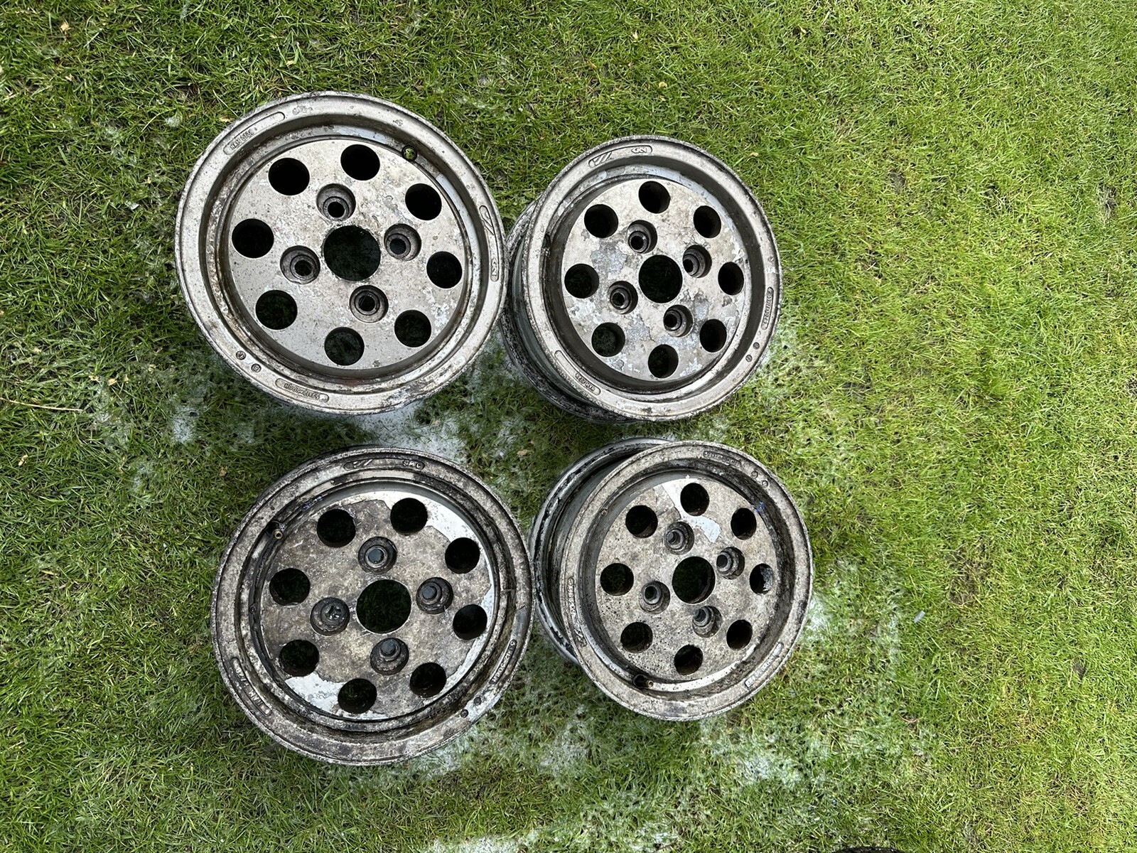 Genuine AUSTIN ROVER MG METRO PEPPER POT ALLOY WHEELS X 4 | eBay UK