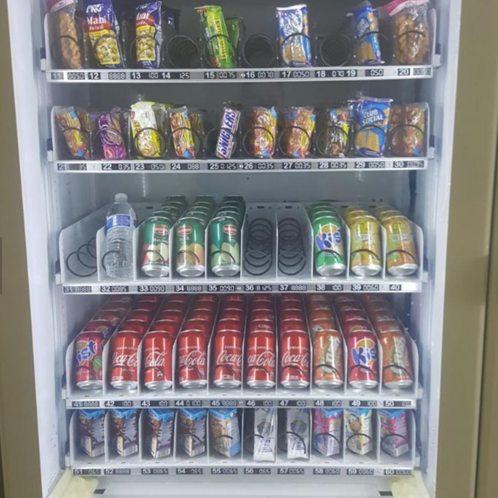 Touch Screen Coke Vending Machine Soda Snack Candy Dispenser Cashless ...