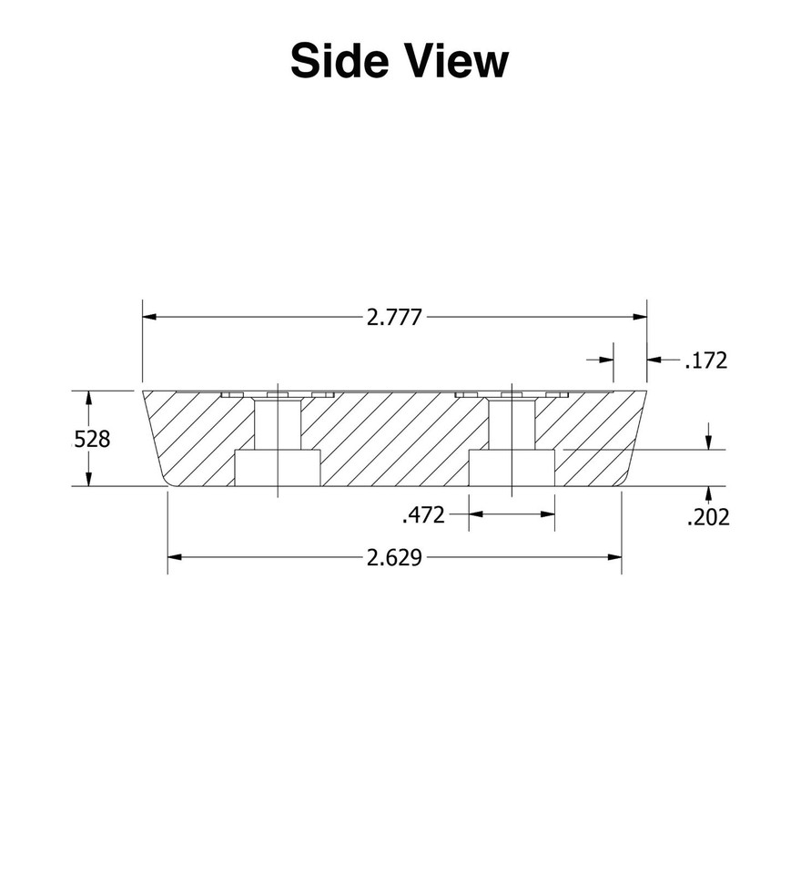 FOUR LARGE RECTANGULAR RECTANGLE RUBBER FEET FURNITURE TABLES DESKS | eBay
