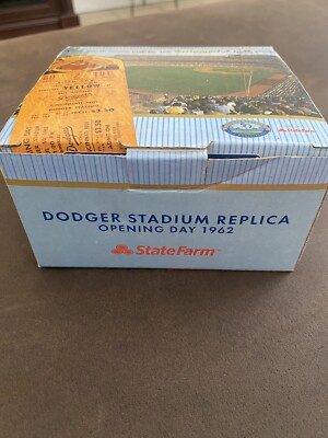 Mini dodgers stadium replica 1962 Opening Day | eBay