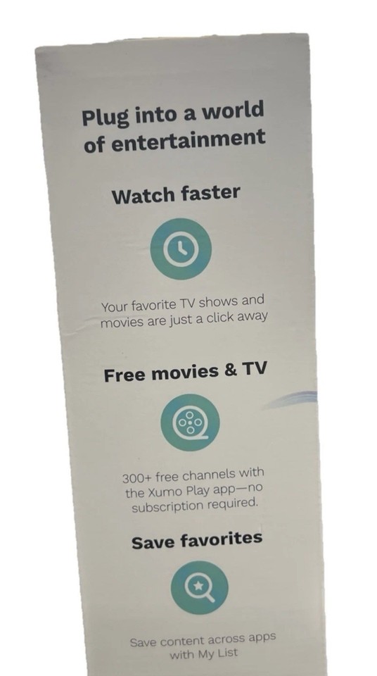 Xumo 4K Streaming BOX & Voice Remote NEW UPDATED XUMO -NEVER OPENED ...