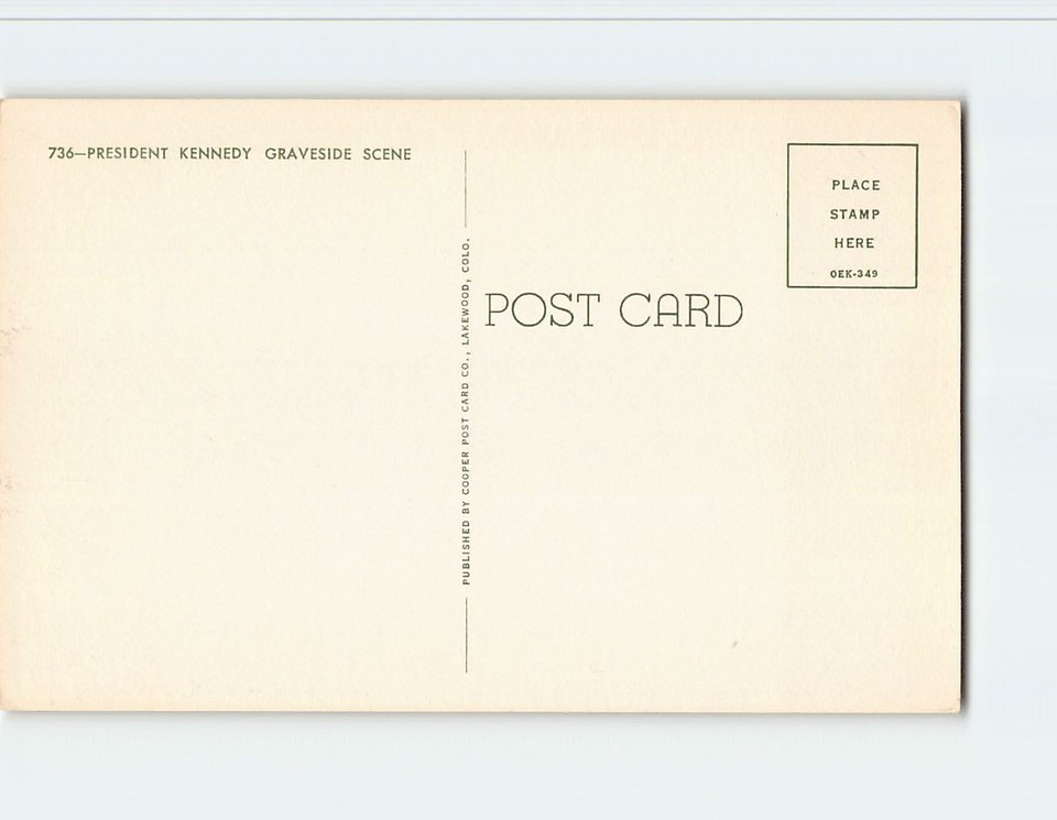 Postcard President Kennedy Graveyard Hall of Presidents Wax Museum ...