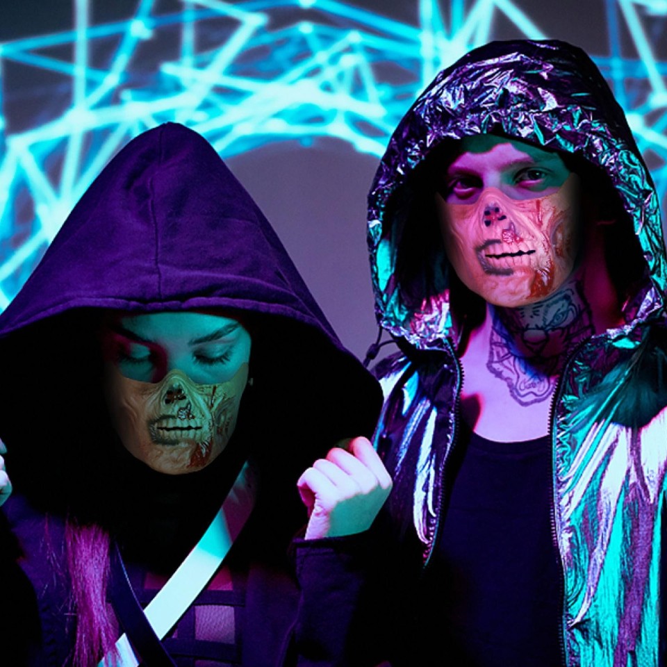 New Army Zombie Skull Half-face Corpse Airsoft Paintball Tactical ...