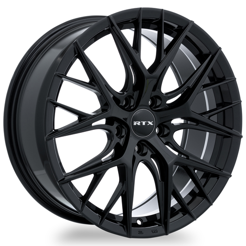 18x8 RTX Valkyrie Gloss Black Wheels 5x112 (38mm) Set of 4 | eBay
