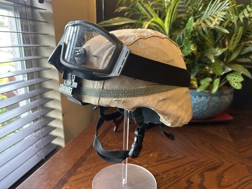 MSA ACH Advanced Combat Helmet Medium Ballistic Military Mich Green OIF ...