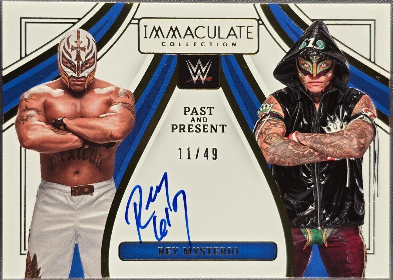 2023 Panini Immaculate Collection WWE - Past and Present Signatures Rey ...