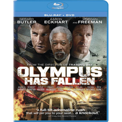 Olympus Has Fallen Blu-ray Gerard Butler Morgan Freeman | eBay