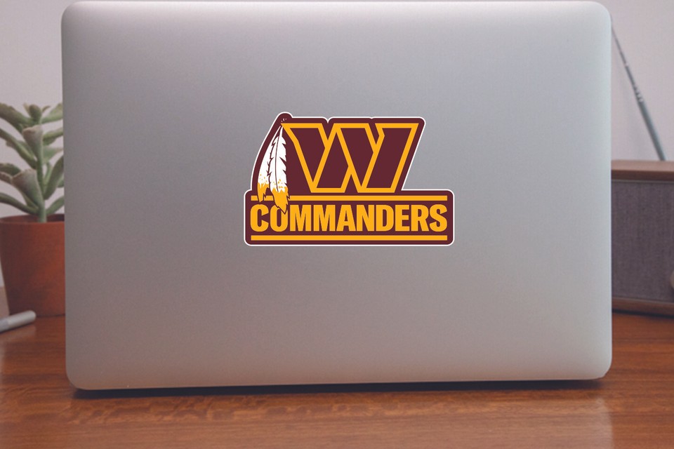Washington Commanders W Feather Vinyl Decal / Sticker 10 sizes ...