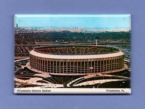 VETERANS STADIUM *2X3 FRIDGE MAGNET* PHILADELPHIA PHILLIES BASEBALL ...