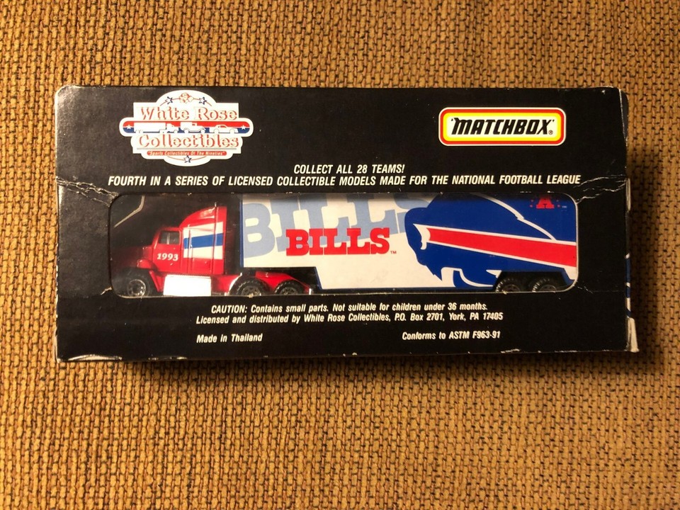 Buffalo Bills Truck Hauler Team NFL Matchbox, NEW (1993 Edition) | eBay