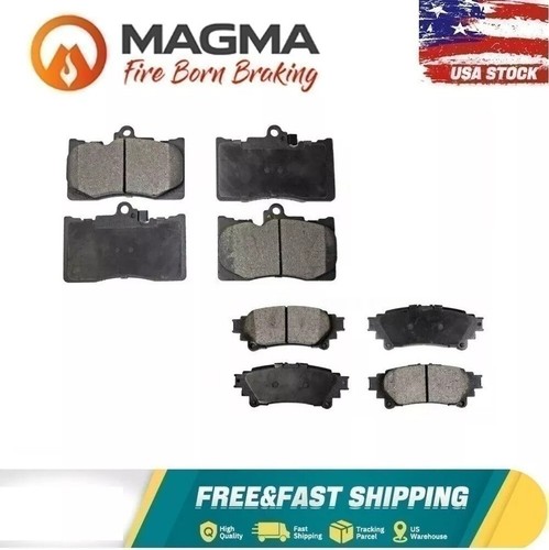 Front Rear Ceramic Brake Pads Kit For Lexus IS300 IS350 GS350 RC350 ...