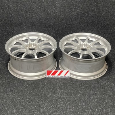 PAIR - Volk CE28 18x8.5 +40 5x114.3 WHEELs RIMs volk s2000 rx7 rx8 ...