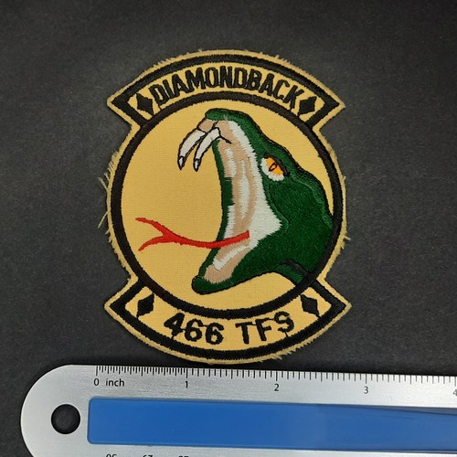 Original USAF Patch 466 TFS Tactical Fighter Squadron Hill AFB F105 ...
