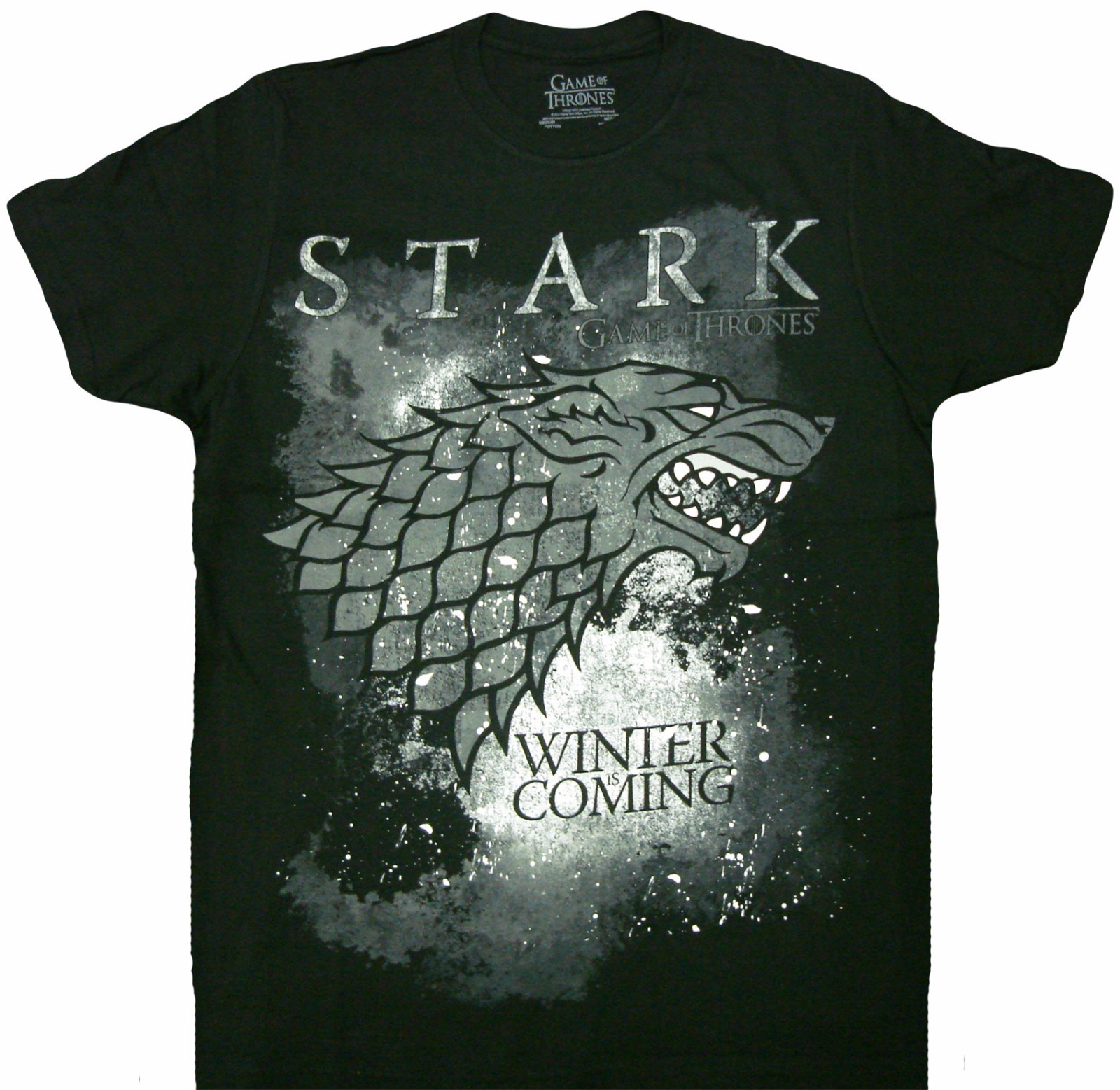 HBO'S Game of Thrones Winter Is Coming Stark Adult T-Shirt - Officially ...