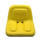 TY15863 Deluxe High-Back Steel Pan Seat Yellow Fits John Deere AMT622 ...