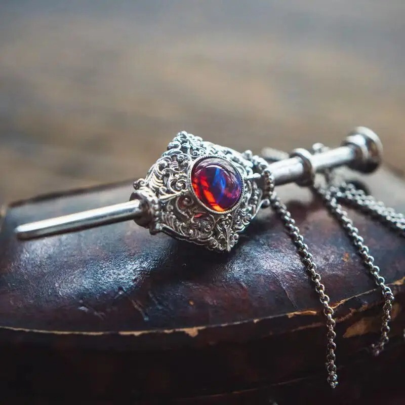 Dumbledore Grindelwald Blood Pact Pendant Necklace HP Magic Wand ...