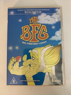 The BFG Big Friendly Giant (DVD, 1989) Animated Film All Regions | eBay