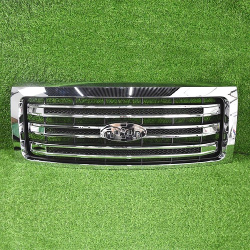 FOR 2009-2013 14 FORD F150 F-150 FRONT GRILLE GRILL PLATINUM CHROME 3 ...