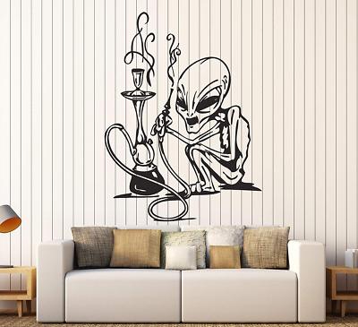 3 assorted Hookah Wall Stickers Vinyl Decal Smoking Decor Medium Size ...