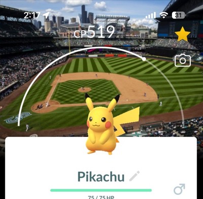 Pokemon Go - Seattle Mariners Background Pikachu | eBay UK