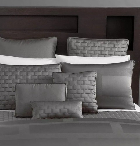 Hotel Collection Gray Euro Sham- NEW- Frame Collection | eBay