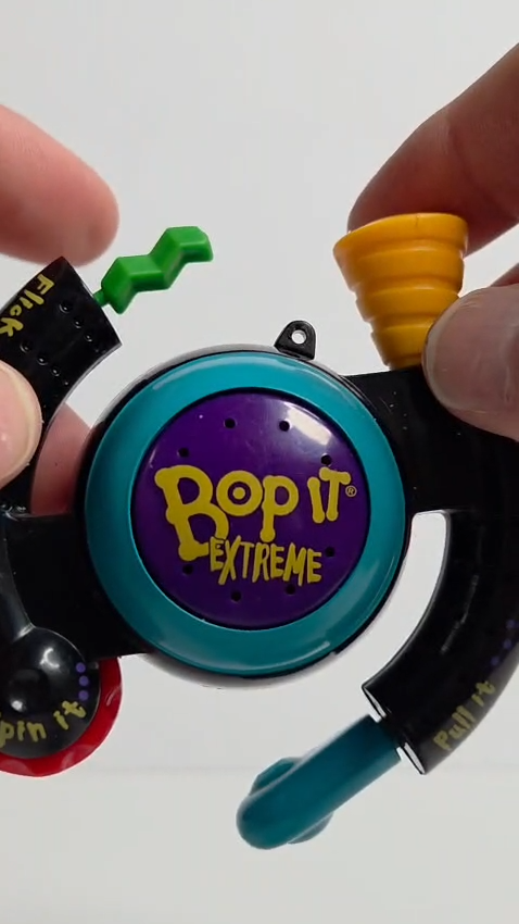 Vintage 2000 Bop It Extreme Mini Keychain Version Hasbro Pocket Fun ...