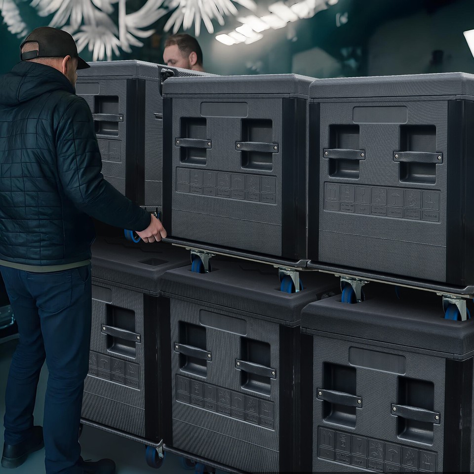 ATA Road Case W/ Wheel Stackable Flight Case for DJ Waterproof Cable ...