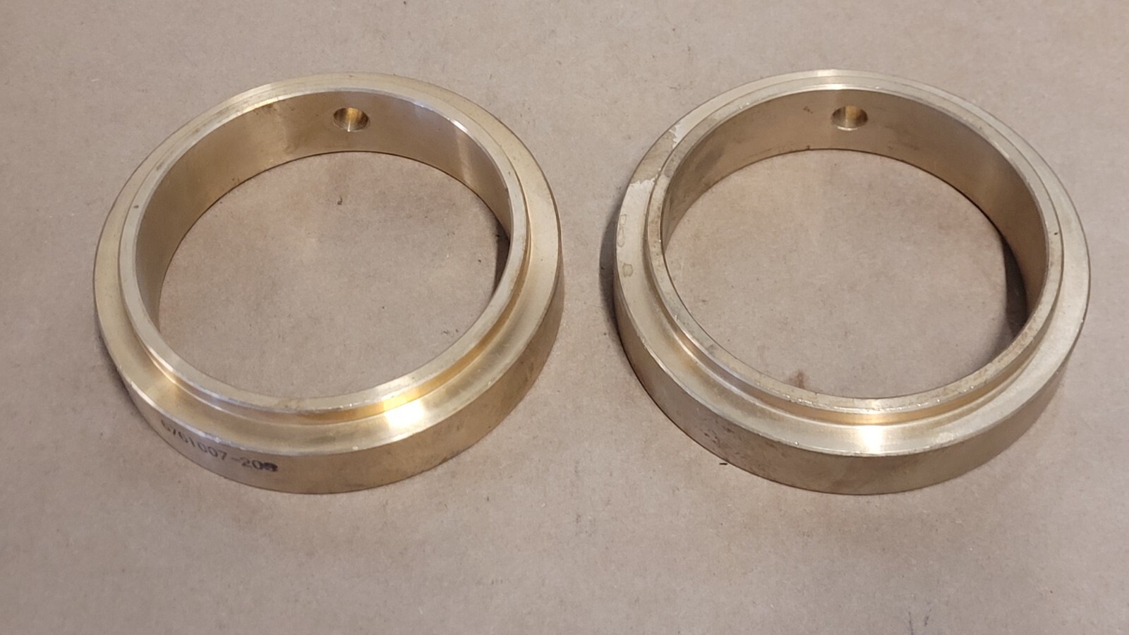 NOS Lot of 2 Aurora Pump Bronze Wear Rings 676 1007-208 3-3/4" U4-RW | eBay