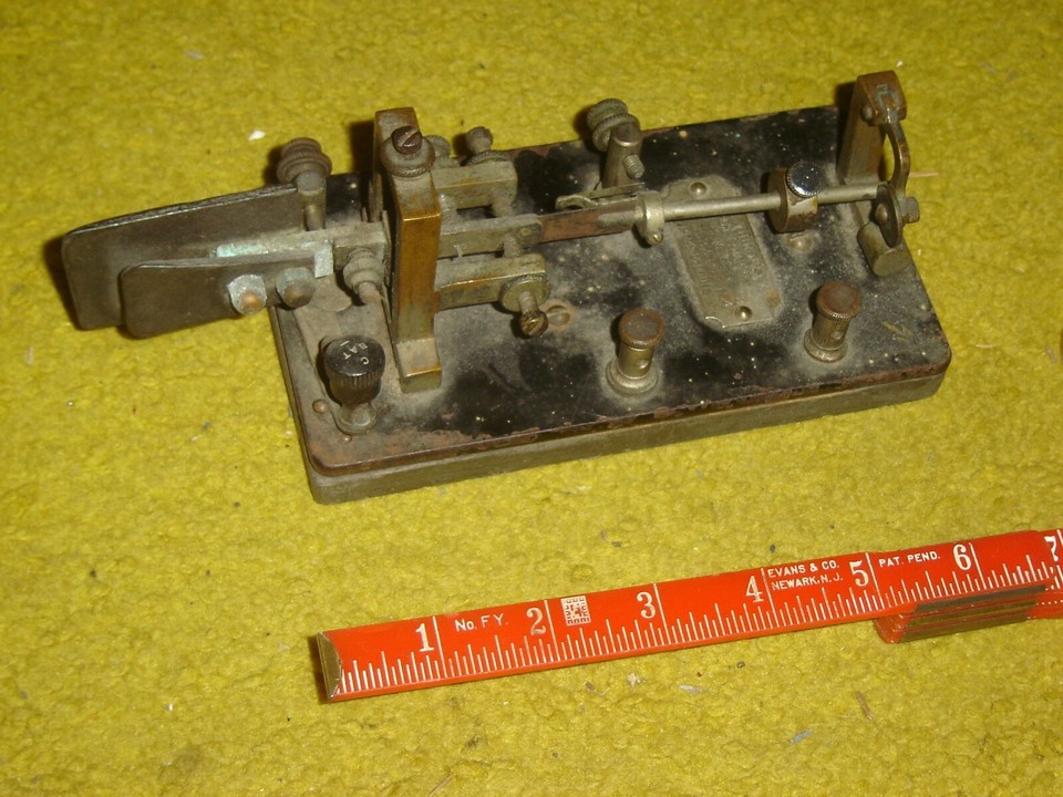 1906 VIBROPLEX ORIGINAL #2749 with5 line plate Norcross Georgia ...