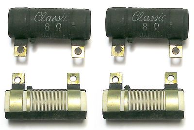 2pc Vintage Classic 1/24 1/32 Slot Car 8 Ohm COX Controller RESISTOR ...
