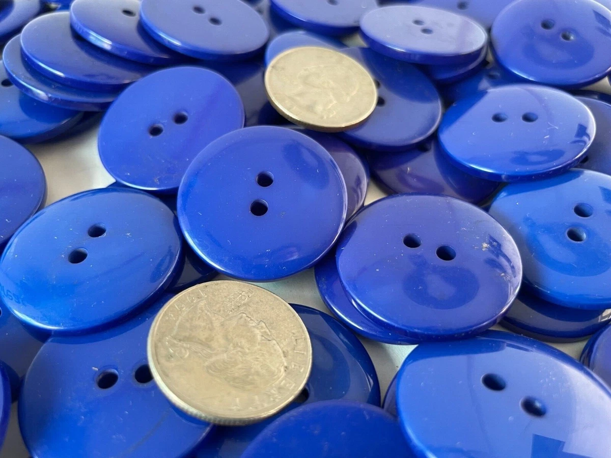 Blue Sewing Button