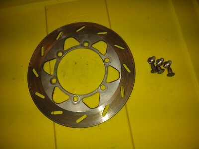 1995 kawasaki kdx 200 rear brake rotor disc with bolts 41080-0050-CM ...