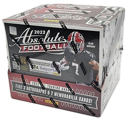 RIP & SHIP - 2023 Panini Absolute Football Factory Sealed Hobby Box 3 ...