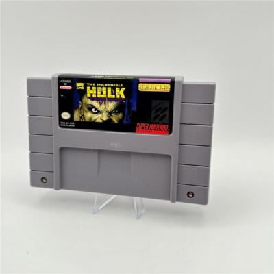 The Incredible Hulk (Super Nintendo Entertainment System, 1994 ...
