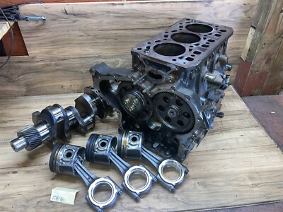 DOOSAN D18 PP ENGINE BLOCK CRANK SHAFT AND PISTONS | eBay