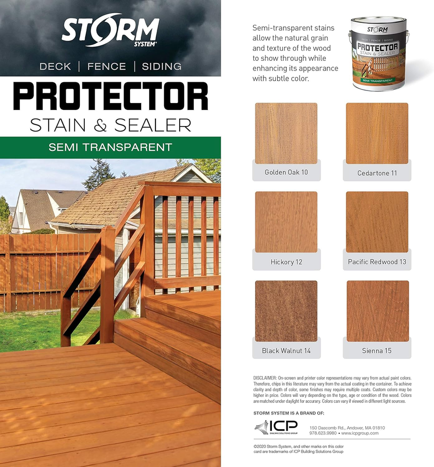 Storm Protector Penetrating Sealer & Stain Protector - Deck Protector ...
