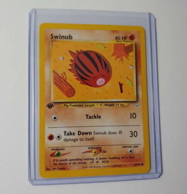 Swinub 57/64 1st Edition Neo Revelation Set Pokémon Card NM-Mint | eBay