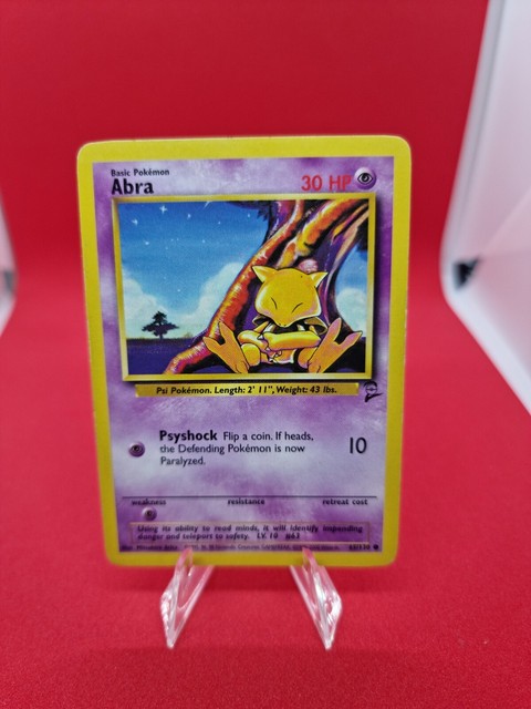 Pokémon TCG Abra Base Set 2 65/130 Regular Unlimited Common for sale ...