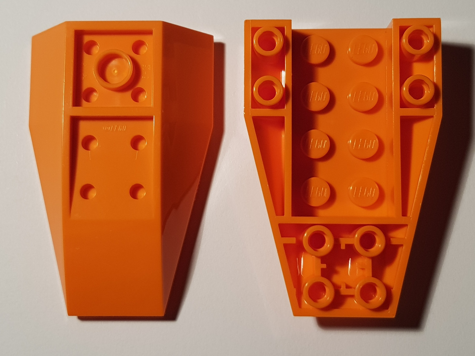 Lego 4 x 43713 Cuña Ala 6 Naranja 6231520 (# Bcgb ) Invertida Casco | eBay