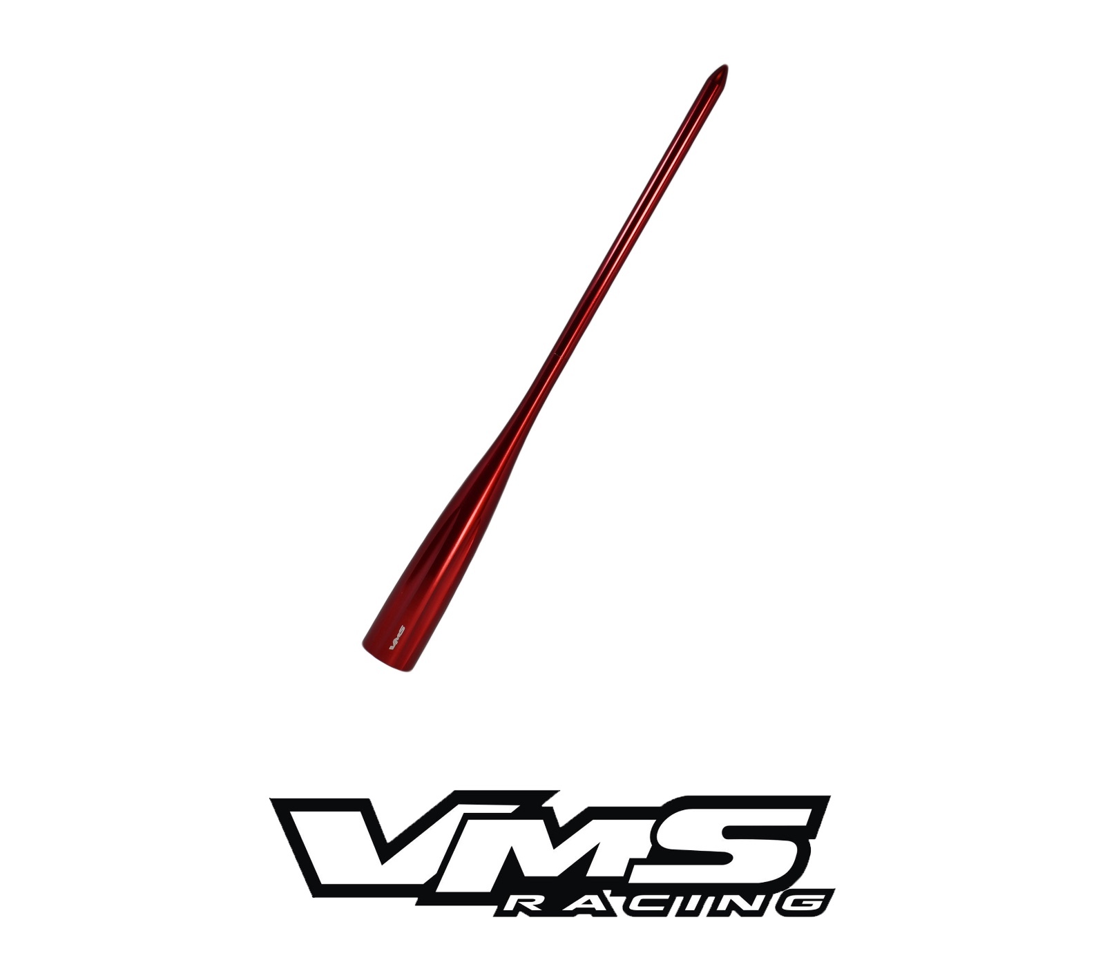 VMS RACING RED UNIVERSAL 13" LONG SPIKED ROD AM/FM RADIO ANTENNA FOR ...
