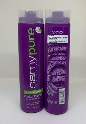 Lot of 2 ORIGINAL SAMY SALON NATURAL COLORCARE HAIR CONDITIONER ANTI ...