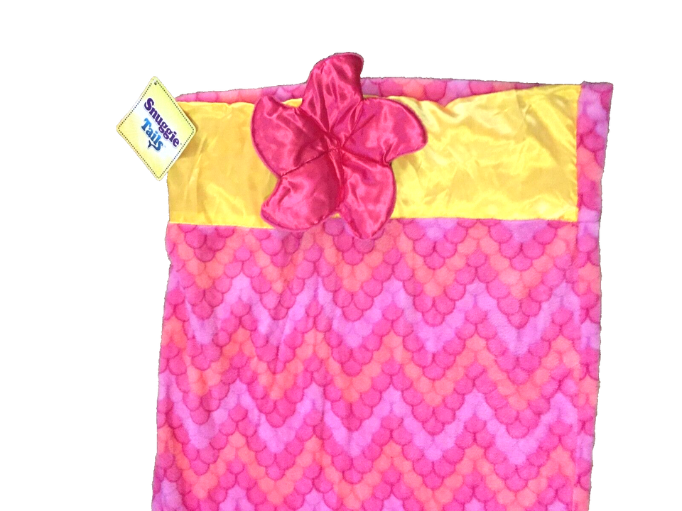 SNUGGIE TAILS Mermaid soft fleece blanket for Kids w/Tag ... pink ...