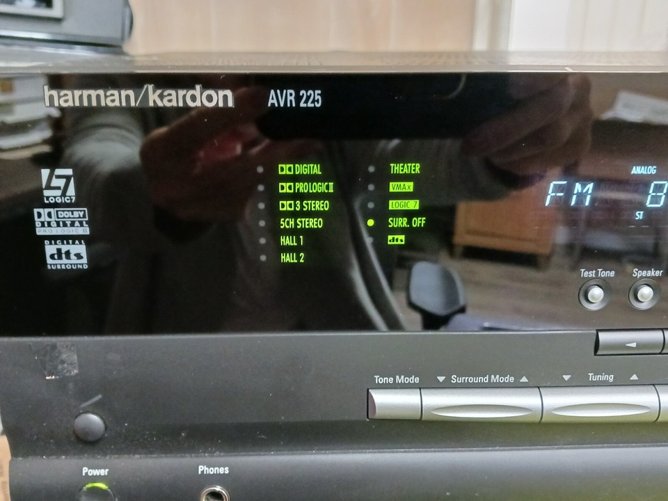 HARMON KARDON AVR 225 HOME THEATER AV RECEIVER | eBay
