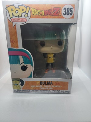Funko POP #385 Dragon Ball Z Bulma in Yellow Outfit Figure Brand New In ...