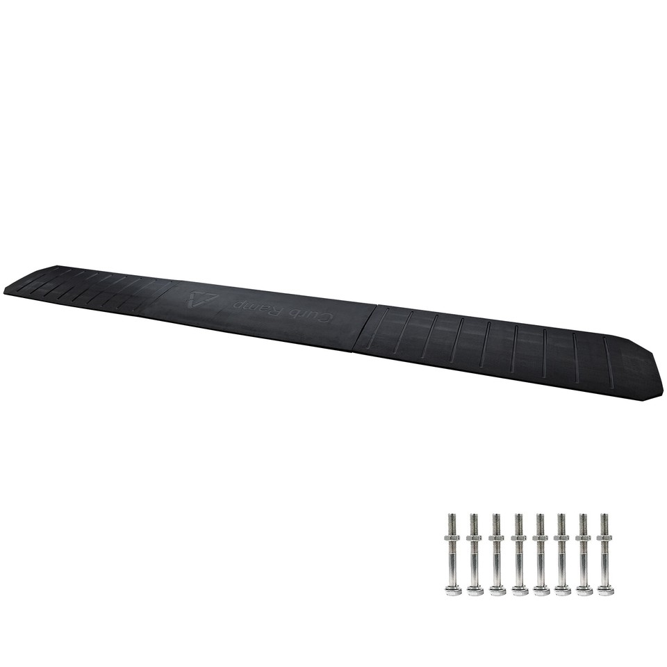 Extendable Curb Ramp for Driveway Garage 3 Pack Rubber Threshold Car ...