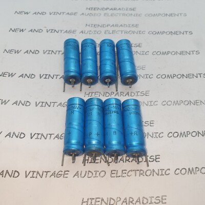 NOS PHILIPS 021 HP 1000UF 16V HI END L.L Axial Capacitors FOR AUDIO ...