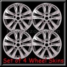 Chrome Chevy Trailblazer Wheel Skins Hubcaps 17" 2021-2023 Chevrolet ...